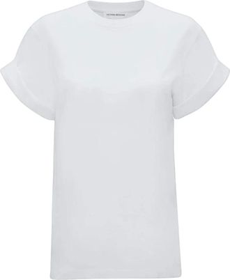 Victoria Beckham Femme, Tops, Blanc, Taille: 42 FR Tilly T-shirt