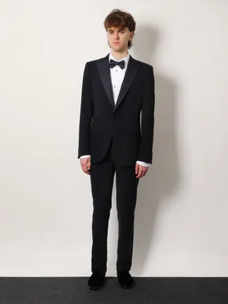 Giorgio Armani Mens Tuxedo Soho Virgin Wool Blue Suits