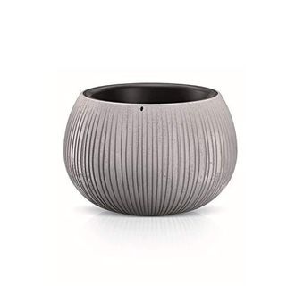 Prosperplast Bowl Plastik mit Zementfarbenablagerung, 11 (hoch) x 14,4 (Breite) x 14,4 (tiefer) CMS