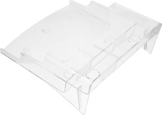 Pretyzoom Alipis Transparenter Prospekthalter mit Stabiler Acryl Aufsteller für Tisch und Wand Multifunktionaler Organizer für Broschüren Flyer und Dokumente im