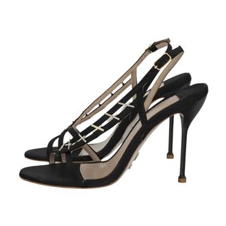 Genny Femme, Chaussures, Noir, Taille: 41 EU Sandales &agrave; Talons Hauts