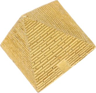 BESPORTBLE VALICLUD Kleine Pyramidenfigur aus Kunstharz Simulationsmodell &Auml;gyptische Pyramide Schreibtischdekoration Retro Langlebiges Kleiner Pyramidenornament 