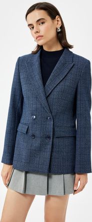 Koton ANZUGSJACKE Koton Zweireihige Karierte Blazerjacke