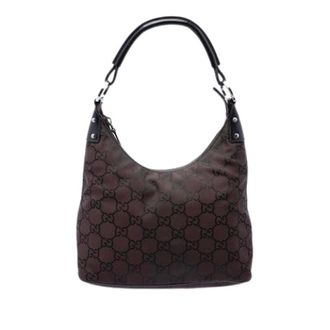 Gucci Sac bandouli&egrave;re en nylon Pre-owned - Femme - Pre-owned - Brun - Taille: ONE Size