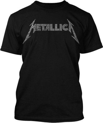 Metallica T-Shirt 40th Anniversary Songs Logo