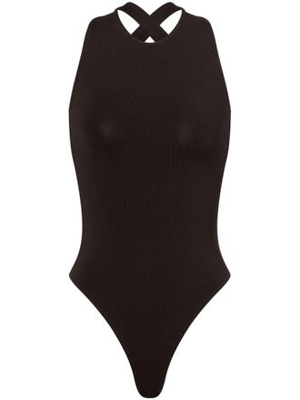 Philosophy di Lorenzo Serafini body à découpes - Noir