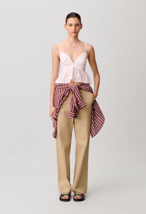 Claudie Pierlot Top mit tiefem Ausschnitt