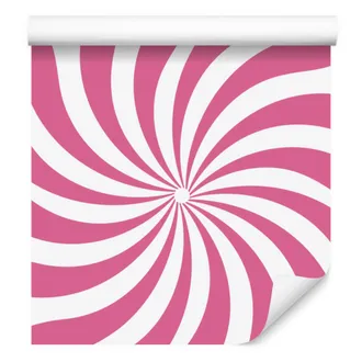 OEM Sfondo Per Carta Da Parati Hippie Rosa Cipria E Bianco, Sfondo Rosa Cipria 50x1000 Cm