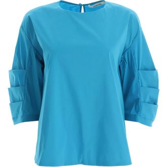 Liviana Conti T&uuml;rkisfarbene Modejacke - - Blouses & Shirts - Damen - Blau - L