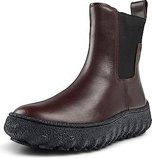 Camper Femme Ground K400654 Bottines Chelsea, Bourgogne 005, 35 EU