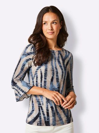 Cr&eacute;ation L T-Shirt Viskose-Seiden-Shirt 3/4-Arm