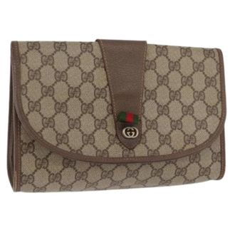 Gucci Pochette Vintage Pre-owned - Femme - Pre-owned - Beige - Taille: ONE Size
