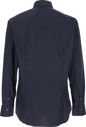 Alessandro Gherardi Cotton Blend Shirt - Navy