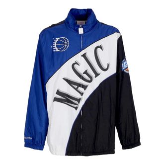Mitchell & Ness NBA Bogenf&ouml;rmiger Retro Windbreaker - - Jackets - Herren - Mehrfarbig - XL