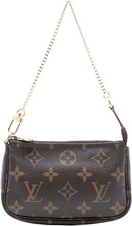 Louis Vuitton Crossbody Bags - Monogram Mini Pochette Accessoires - Gr. unisize - in Braun - f&uuml;r Damen
