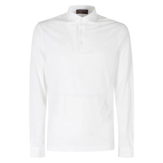 FILIPPO DE LAURENTIIS Polo ML Ice Cotton - - Tops - Herren - Wei&szlig; - 3XL