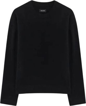Zadig&Voltaire Homme, Pulls, Noir, Taille: XL Marko Patch Western Jumper