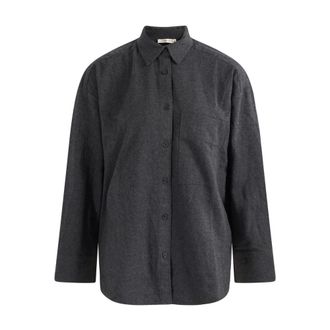 By Malene Birger Derris Flanellhemd - - Blouses & Shirts - Damen - Grau - S