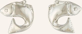 Jacquemus Jacquemus Ohstecker Les Boucles Poisson silber