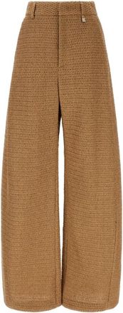 Giuseppe Di Morabito Femme, Pantalons, Beige, Taille: 34 FR Pantalon Effet Raphia Tress&eacute;