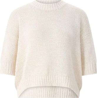 Roberto Collina Femme, Pulls, Beige, Taille: 36 FR Pulls &agrave; col rond