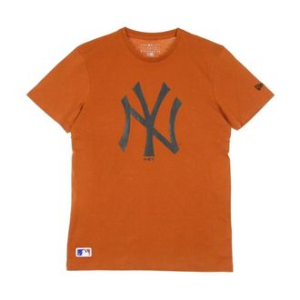 New Era Homme, Tops, Orange, Taille: XL Tee-shirt logo d&eacute;quipe rouille