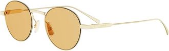 Celine Metall-Sonnenbrille - - Accessories - Damen - Gelb - 49 MM