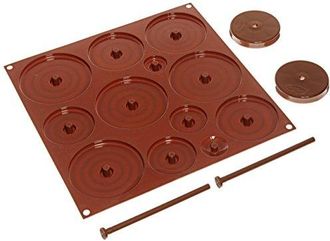 Silikomart Silikomart 22.152.77.0065 C3D 02 3D EGG CHOC - SILICONE MOULD ø305 H 15 MM