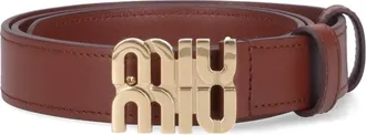 Miu Miu Logo Belt