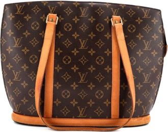 Louis Vuitton Babylone Handbag Monogram Canvas tote bag - Marron