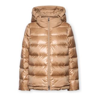 Elena Miro Leichte gesteppte Nylon-Daunenjacke - - Jackets - Damen - Beige - 2XL