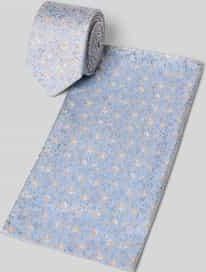 Roy Robson Krawatte im Set mit Einstecktuch