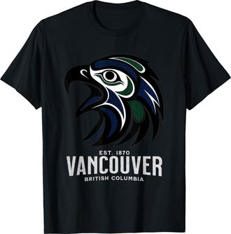 Canada Haida Eagle Vancouver Indigene Nordwestk&uuml;ste Tribal T-Shirt