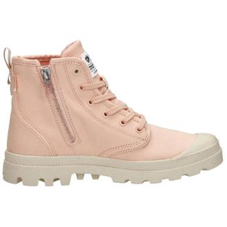 Palladium Nachhaltige Milit&auml;rstil-Zip-Stiefel - - Shoes - Damen - Rosa - 38 EU