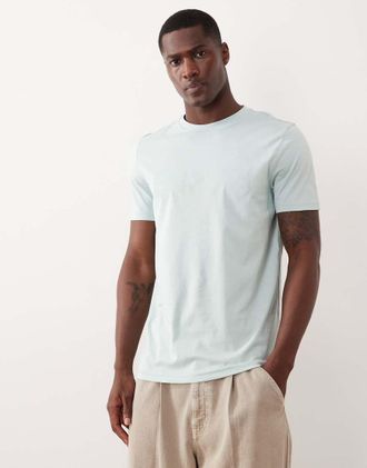 Boss Orange by Hugo Boss Hugo Boss - T-shirt en jersey de coton avec logo imprim&eacute; - Bleu clair
