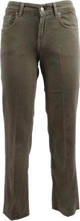 7 For All Mankind Homme, Jeans, Vert, Taille: W33 Calie Straight Ankle