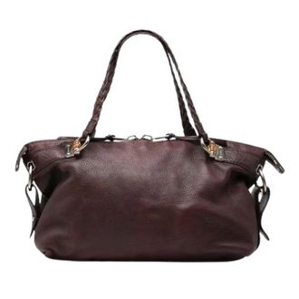 Gucci Pre-owned Sac cabas en cuir - Femme - Pre-owned - Brun - Taille: ONE Size
