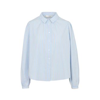 Jcsophie Pax Blouse - Femme - Blouses et Chemises - Bleu - Taille: 38 FR