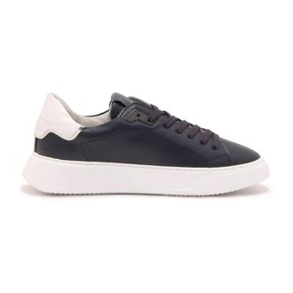 Philippe Model Temple Low Veau Blue Sneakers - - Shoes - Herren - Blau - 40 EU