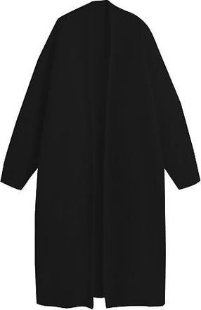 Generic Vestes pour femmes 2026 - Couleur unie - Imitation vison - Pull en polaire - Style paresseux, Noir, Taille unique