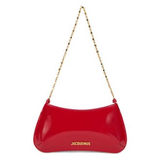 Jacquemus Femme, Sacs, Rouge, Taille: ONE Size Le Petit Bisou Cha&icirc;ne Sac Bandouli&egrave;re