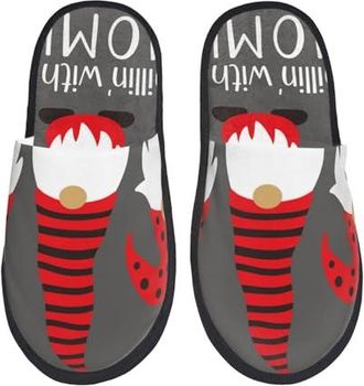 Generic Slippers Je Me D&eacute;tends Avec Mon Gonme Chaud Accueil Pantoufles Peluche Maison Slippers Pour Automne Femmes H&ocirc;tel M