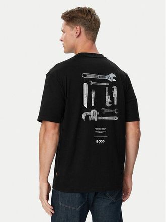 HUGO BOSS T-Shirt Te Tools 50571290 Schwarz Regular Fit