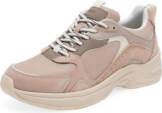 Geox D ZARVIA Baskets pour Femme Beige 37 EU, Beige, 37 EU