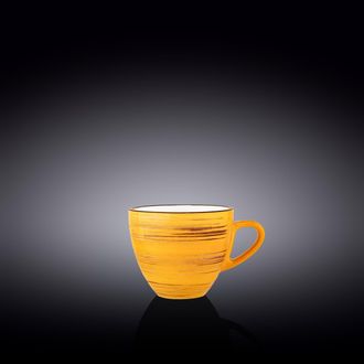 Wilmax England Wilmax WL-669435/A Porzellan Tasse, Gelb, 190mL Kapazit&auml;t