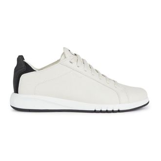 Geox Herren U AERANTIS A Sneaker, White/Black, 44 EU