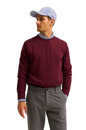 Bugatti Herren Pullover Rundhals 7400-85510D Regular Fit Basic Essentials Baumwolle