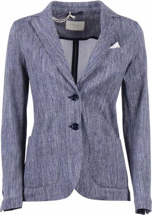 Circolo 1901 Homme, Vestes, Bleu, Taille: 2XS Giacca Slim Fit