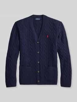 Polo Ralph Lauren Regular Fit Strickjacke aus Woll-Kaschmir-Mix