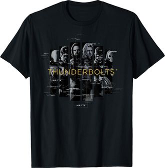 MARVEL Studios Thunderbolts Team Glitched with Logo T-Shirt